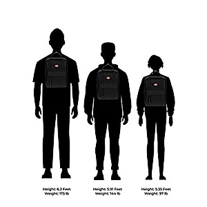 Dickies Brooklyn Mini Backpack, Small Backpack Purse for Men and Women, Travel Shoulder Book Bag (Black)