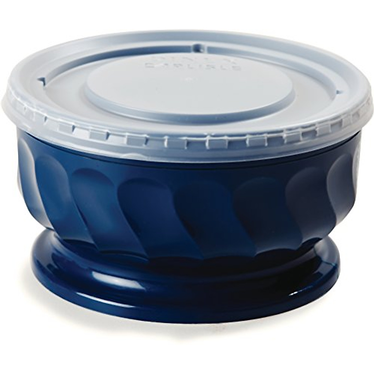 DINEX DX330050 Turnbury Insulated Pedestal Base Bowl, 9 oz, 2.38" Height, 4.38" Width, 4.38" Length, Urethane Foam, Dark Blue (Pack of 48)