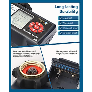 DEWENWILS Sprinkler Timer, Water Timer for Garden Hose, Programmable Hose Timer Automatic Faucet Watering Irrigation Timer for Yard Lawn, Manual Rain Delay Mode, Low Battery Warning