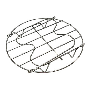 Steamer Rack Trivet with Handles for Instant Pot 6 Qt 8 Qt, Alamic Instant Pot Trivet with Handles for Electric Pressure Cookers 6 Qt 8 Qt