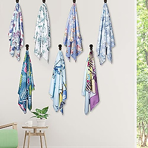 Airensky 2 Pack Microfiber Beach Towel, Oversized (72” x 36") Quick Dry Pool Towel, Sand Free Beach Towel, Super Absorbent Bath Towel, Soft Breathable and Lightweight for Beach, Swim, Hiking