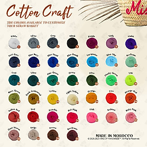 KING OF HANDMADE Personalized Easter Basket for Boys Girls with Custom Name, Cute Rabbit and Colorful Pompoms - Perfect for Easter Egg Hunt, Bucket Candies, Spring Birthdays and Baby Showers