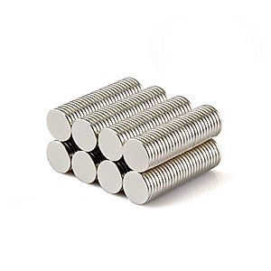 magpross Multi-use Refrigerator Magne ts for Refrigerator Science Crafts Projects - 60 Pieces 10 x 1mm - Approximately