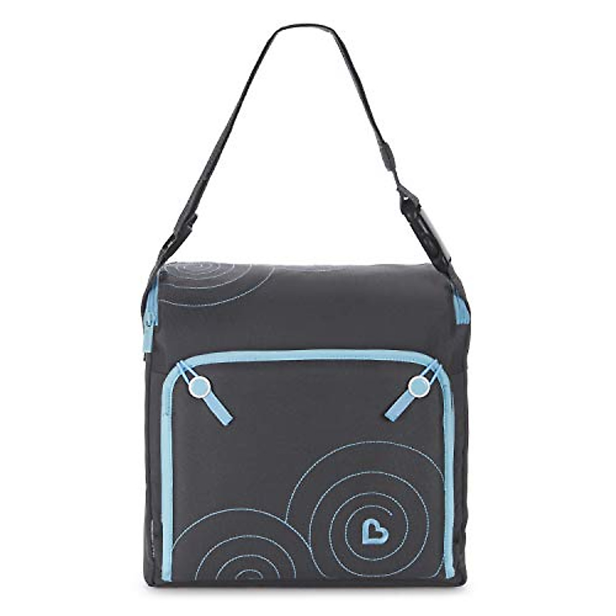 Munchkin® Brica® Go Boost™ Toddler Booster Seat for Dining Table, Great for Travel, Blue/Grey