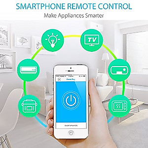 NEO Z-Wave Plus Smart Mini Plug Zwave Socket Zwave Outlet Home Automation, Work with Wink, SmartThings & more, Summer Green … (Blue 1PK)