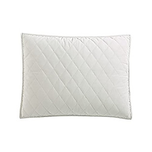 Vera Wang - King Quilt Set, Luxurious Velvet Bedding with Matching Shams, Lightweight Home Decor (Diamond Velvet Natural Ivory, King)