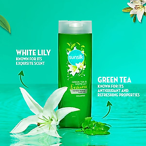 Sunsilk Green Tea & White Lily Shampoo, 370 ml