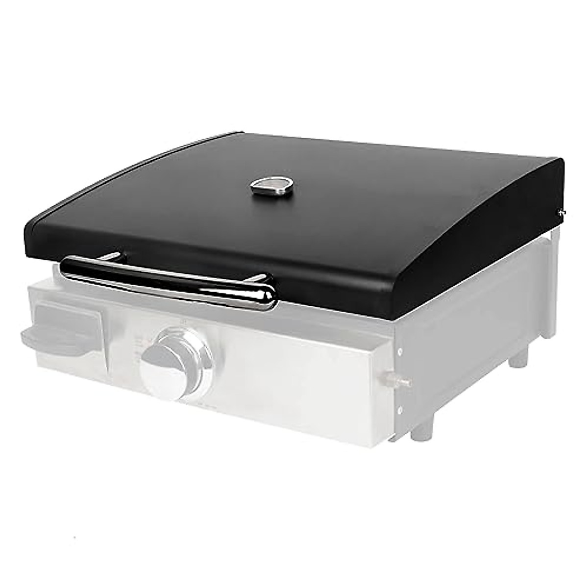 5010 Griddle Lid with Temperature Gauge & Griddle Carry Bag for Blackstone 17 inch Tabletop Griddle Front Grease Cup, 5010 Hard Cover Hood Hinged Lid for 17" Blackstone 1650 Portable Grill