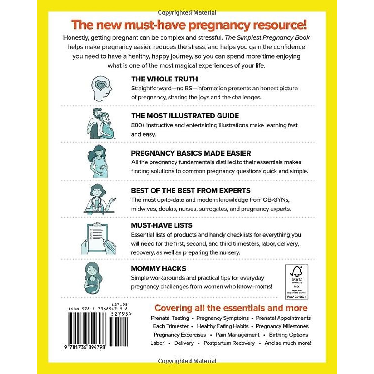 The Simplest Pregnancy Book in the World: The Illustrated, Grab-and-Do Guide for a Healthy, Happy Pregnancy and Childbirth