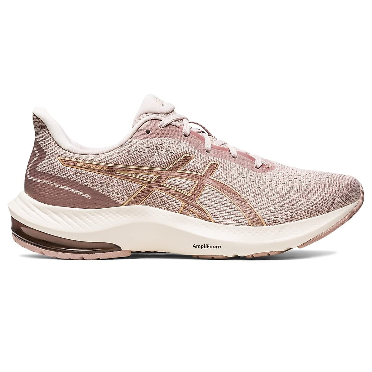 ASICS Women's Gel-Pulse 14 Running Shoes, 6, Mineral Beige/Champagne