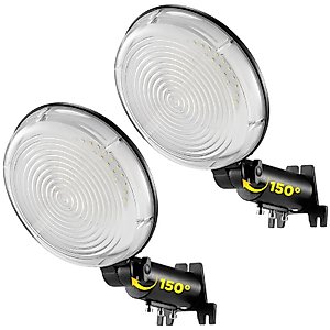 2 Pack LED Barn Light 100W, 10000LM Dusk to Dawn Outdoor Lighting, Yard Lights, 6500K Daylight, Outdoor Security Lighting,IP66 Waterproof Street Lights for Farmhouse,Barns,Garage,Yard,Warehouse