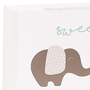 Haven Home Decor Sweet Baby Album, for 80 4'x6' Photos, White, 8.5' x 4.5' x 1'