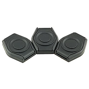 SJZBIN 3PCS Lens Shutter Privacy Cover Thin Web Camera Lens Cover Privacy Shutter Cap Hood Web Cam Privacy Covers for Logitech HD Pro Stream Webcam, Black