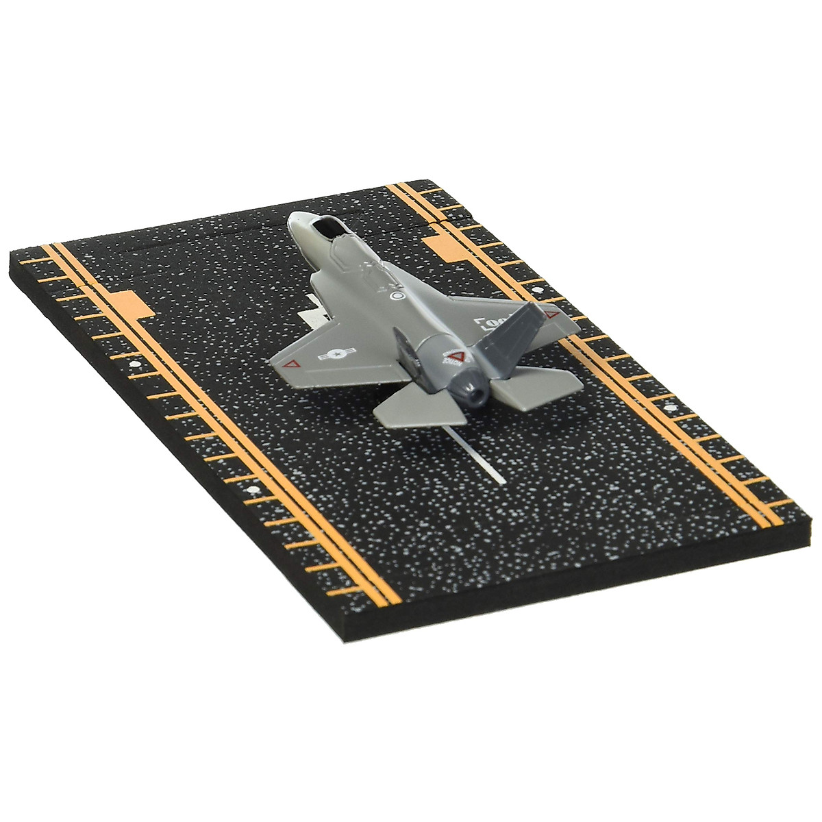 Hot Wings Planes Joint Strike Fighter with Connectible Runway, Grey