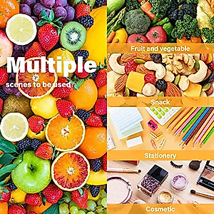 Reusable Food Storage Bags, 6 Pack BPA Free Reusable Freezer Bags, Extra Thick Leakproof Resealable Silicone Lunch Food Bags for Meat Veggies 2 Gallon Bags 2 Sandwich Bags 2 Snack Bags