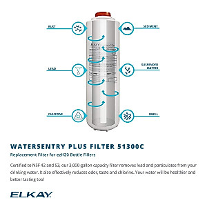 Elkay LMABF8WSSK Bottle Filling Station and Cooler, Stainless Steel