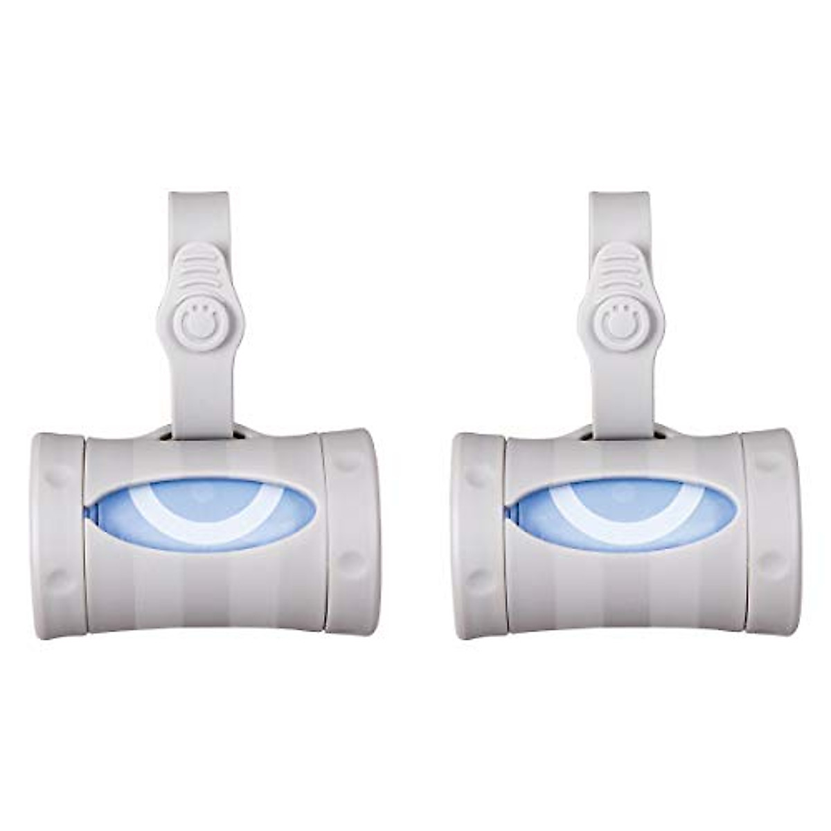 Ubbi Retractable On the Go Bag Dispenser for Baby Travel, Diaper Bag Accessory Must Have for Newborn, Helpful Baby Item, Baby Gift, Gray