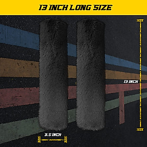 GAMPRO Car Seat Belt Pad Cover, 2-Pack Soft Car Safety Seat Belt Strap Shoulder Pad for Adults and Children, Suitable for Car Seat Belt, Backpack, Shoulder Bag