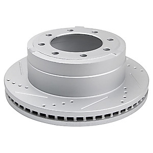 TRQ Front and Rear Performance Brake Pad & Rotor Kit Brake Pads Brake Rotors Set Ceramic Compatible with 2013-2021 Ford F-250 Super Duty F-350 Super Duty