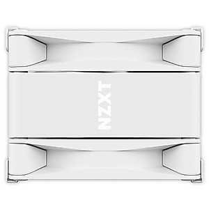 NZXT T120 CPU Air Cooler - RC-TN120-W1 - Conductive Copper Pipes - Fluid Dynamic Bearings - AMD and Intel Compatibility - White