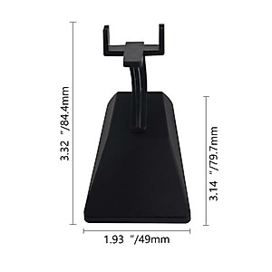 XINMEIWEN 5Pack Plastic Model Plane Display Stand Universal Aircraft Model Plane Stand Without Airplane Model for Building Blocks Planes (Black)