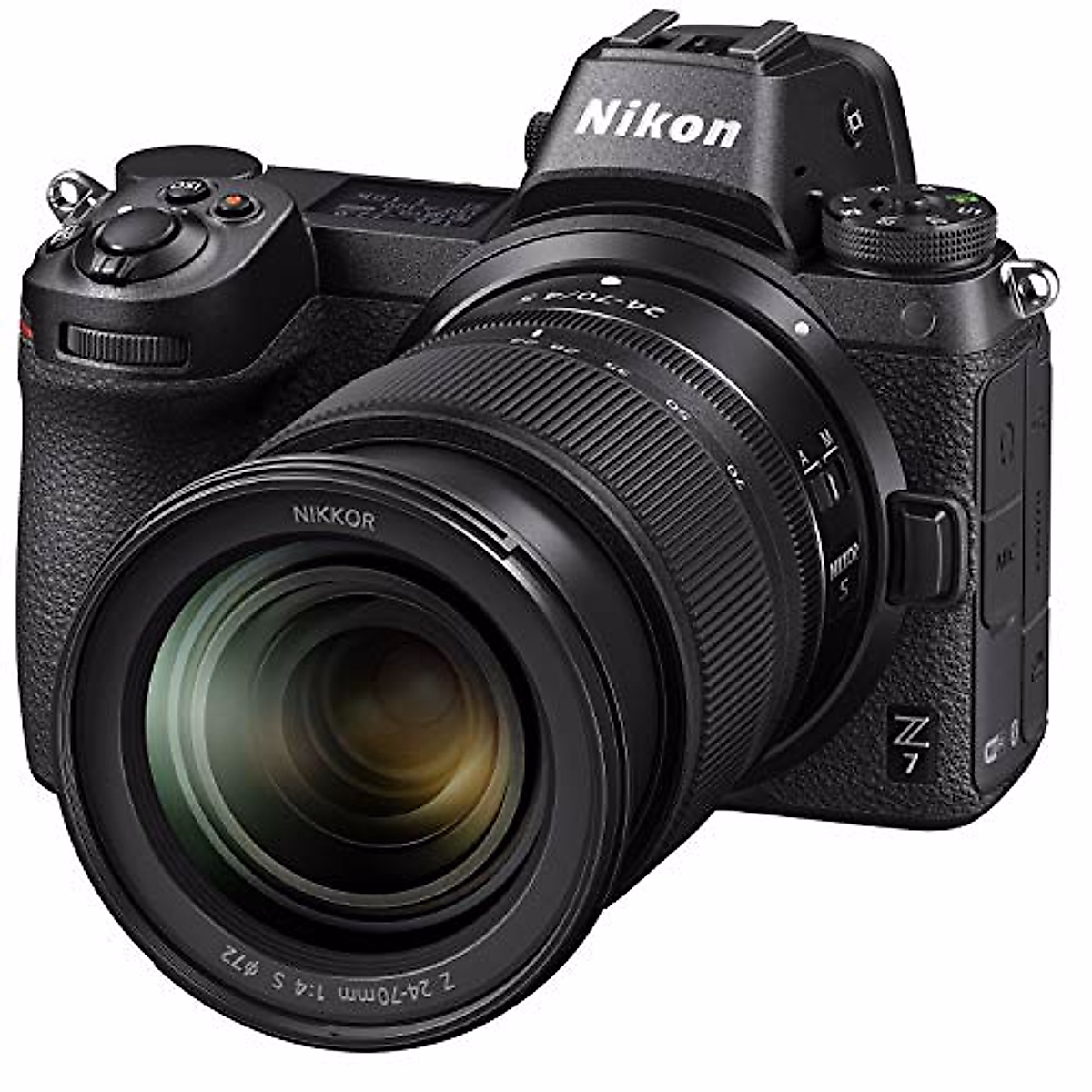 Nikon Z7 Mirrorless Digital Camera with 24-70mm Lens and FTZ Adapter Kit (International Model) (Renewed)