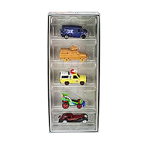 Hot Wheels Disney Cars Bundle, Set of 5 Premium Disney and Pixar 1:64 Scale Toy Cars in Collectible Disney 100 Box