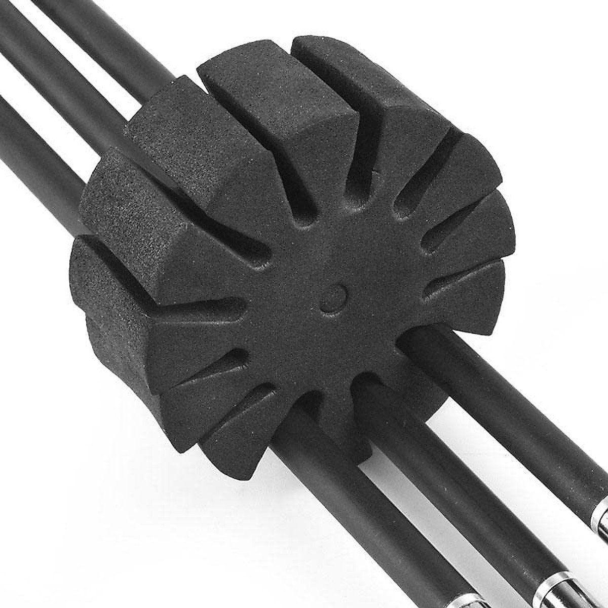 DEWIN 6Pcs Arrow Rack, Round Arrow Holder Arrow Separator Holder, Arrow Rack Separator EVA Foam Holder for Outdoor Hunting Archery Accessory