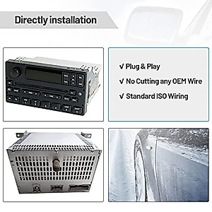 RED WOLF Car ISO Radio Wiring Harness Adapter Select for Ford Fiesta 2009-2013, Volvo C30 XC90 2002-2004, Landrover Discovery Defender 2009-2014 Vehicle Aftermarket Stereo Wire Standard Cable Plug