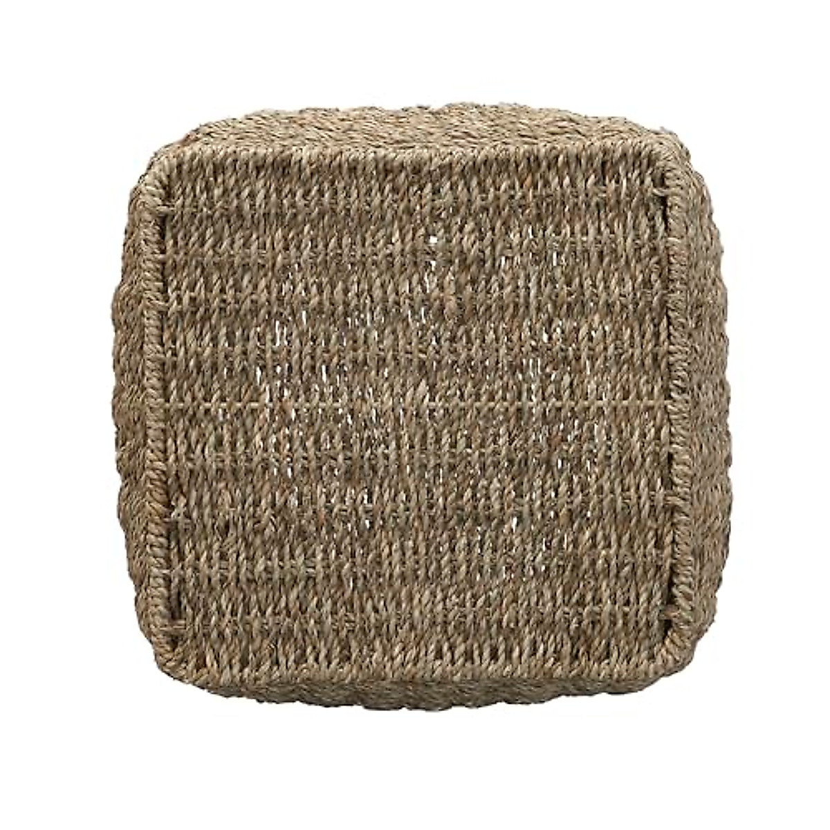 Household Essentials Handled Basket, Natural Seagrass