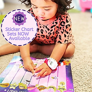 Potty Watch for Kids Potty Training - Potty Training Watch with 3 Fun Flashing Lights and Music - Water-Resistant Watch - Potty Watch Remind Kids Every 30, 60 or 90 Minutes - Purple