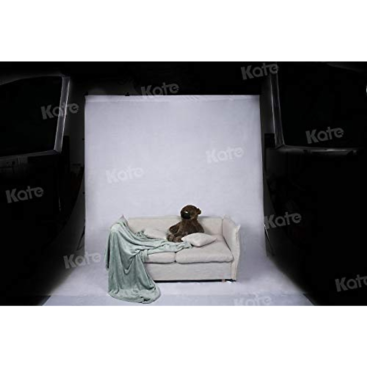 Kate 10ft×12ft Solid White Backdrop Portrait Background for Photography Studio Children and Headshots
