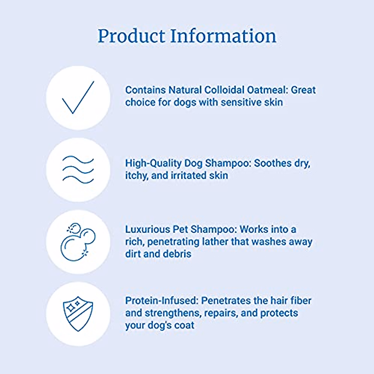 PetAg Fresh 'n Clean Oatmeal 'n Baking Soda Dog Shampoo - Tropical Fresh Scent - Strengthens, Repairs, & Protects Your Dog's Coat - 64 Fl Oz