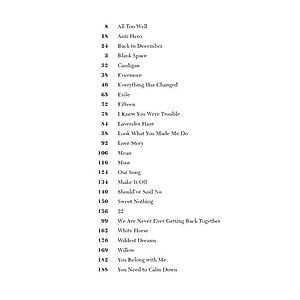 Taylor Swift Easy Piano Anthology - 2nd Edition: Easy-Level Song Arrangements with Lyrics