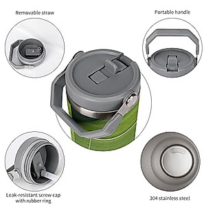 WITHSBKK 30oz Car Cup Football Goal Post Sports Area Printed with Portable, Stainless Steel Travel Mug, Vacuum Insulated Tumbler And Straw, Leakproof for Car & Outdoor, UV Printed Design