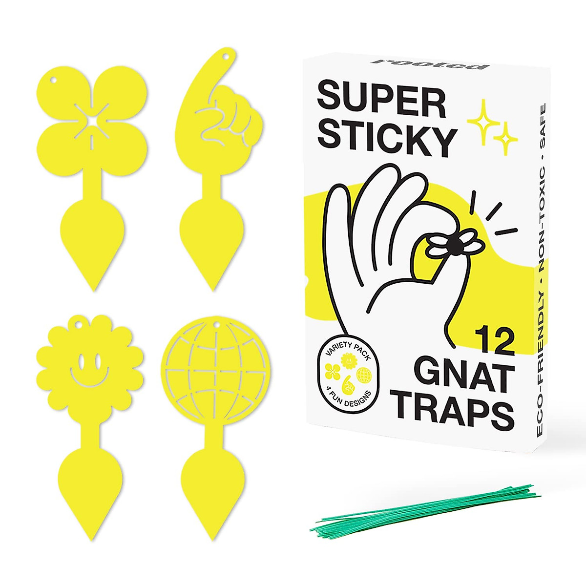 Super Sticky Gnat Traps 12PK
