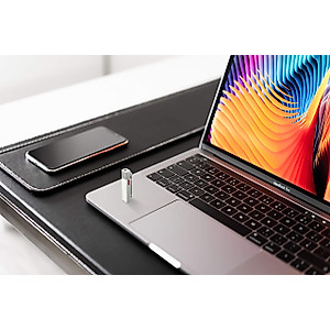 SabineTek SmartMike+ - Rechargeable Wireless Bluetooth Microphone, Hands-Free w/Noise Cancellation, Compatible w/GoPro, Canon Camera, iPhone/Android - Perfect for Vlogging & Interviewing (White)