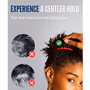 Bunzee Bands - Polyester Satin Adjustable hairbands for Thick Hair - Patent Pending [2 Count, Black]… (Headband, Black)