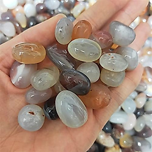 BAWHO Natural Quartz Crystal 100g Natural Carnelian Crystal Gravel Agate Stones Planting Aquarium Fish Tank DIY Material Home Office Decor QINTINYIN (Size : 100g)