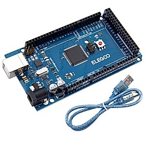 ELEGOO MEGA R3 Board ATmega 2560 + USB Cable Compatible with Arduino IDE Projects RoHS Compliant