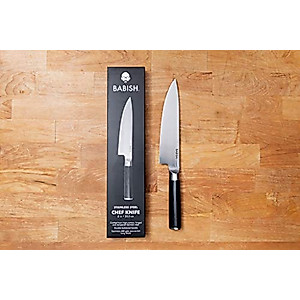 Babish High-Carbon 1.4116 German Steel Cutlery, 8" Chef Knife,