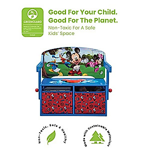 Delta Children Kids Convertible Activity Bench - Greenguard Gold Certified, Disney Mickey Mouse