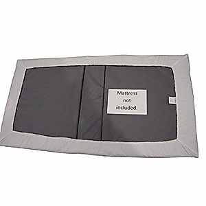 Fitted Bed Sheet for Portable ElanBambino Travel Crib, 23" x 44". Your Baby Will Love The Custom White Cotton Layer of Comfort. Made Exclusively for ElanBambino Mini Portable Cribs (Sold Separately).