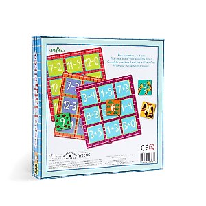 eeBoo: Simple Math Bingo Game, Addition & Subtraction, Match Answers to Complete Number Sentences, 54 Tiles Included, for Ages 5 and up