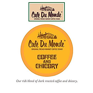 Cafe Du Monde Coffee and Chicory Single-Serve Cup Pods, 12 Count