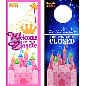 Disney Princess 5-Piece Dinnerware Set for Kids, Toddlers - Plastic Plate, Bowl, Cup with Cinderella Stickers and Castle Door Hanger