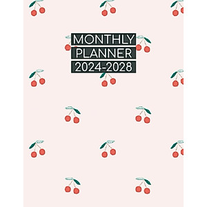 5 year monthly planner 2024-2028: Calendars from January 2024 to December 2029, Agenda Organizer Schedule and Appointment book with Federal Holidays