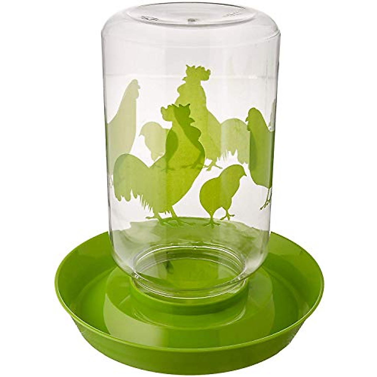 Lixit Reversible Waterers and Feeders for Chickens and Wild Birds (128 Ounce (Pack of 2))