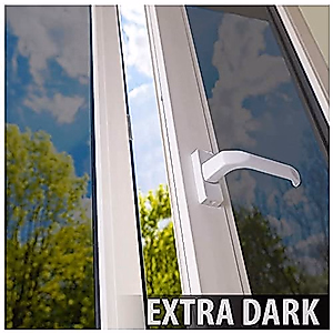 BDF S05 Window Film Daytime Privacy and Heat Control Mirror Silver 5 (Very Dark) - 24in X 16ft