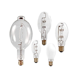 Sylvania ED37 400W Clear Metal Halide Lamp E39 Mogul Screw Bulbs, 6 Pack | 640366